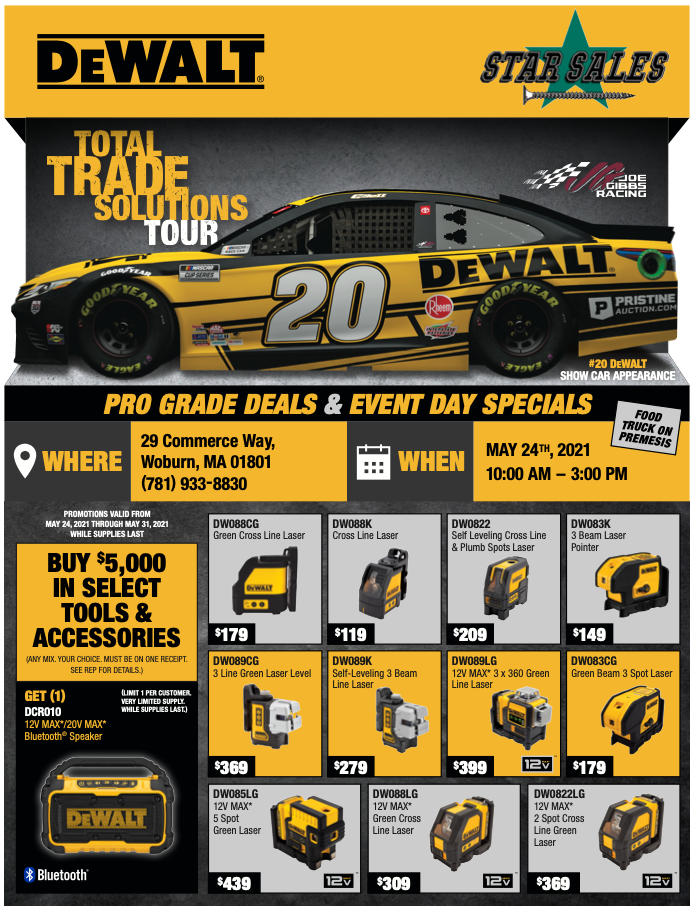 DeWALT Day 2021 - May 24th